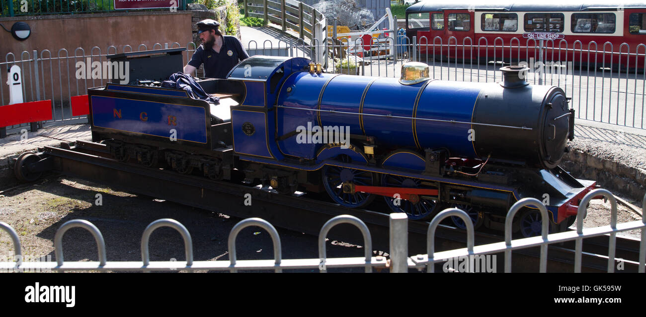 Ravenglass and Eskdale Railway visitor Bassett Lowke engine Synolda on ...