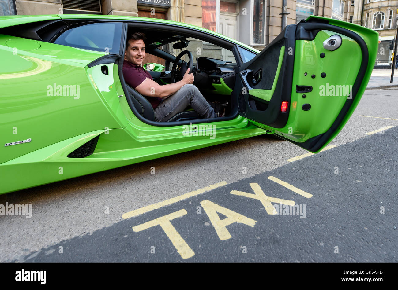 David Warke of the Special Wedding Cars vehicle hire service poses next ...