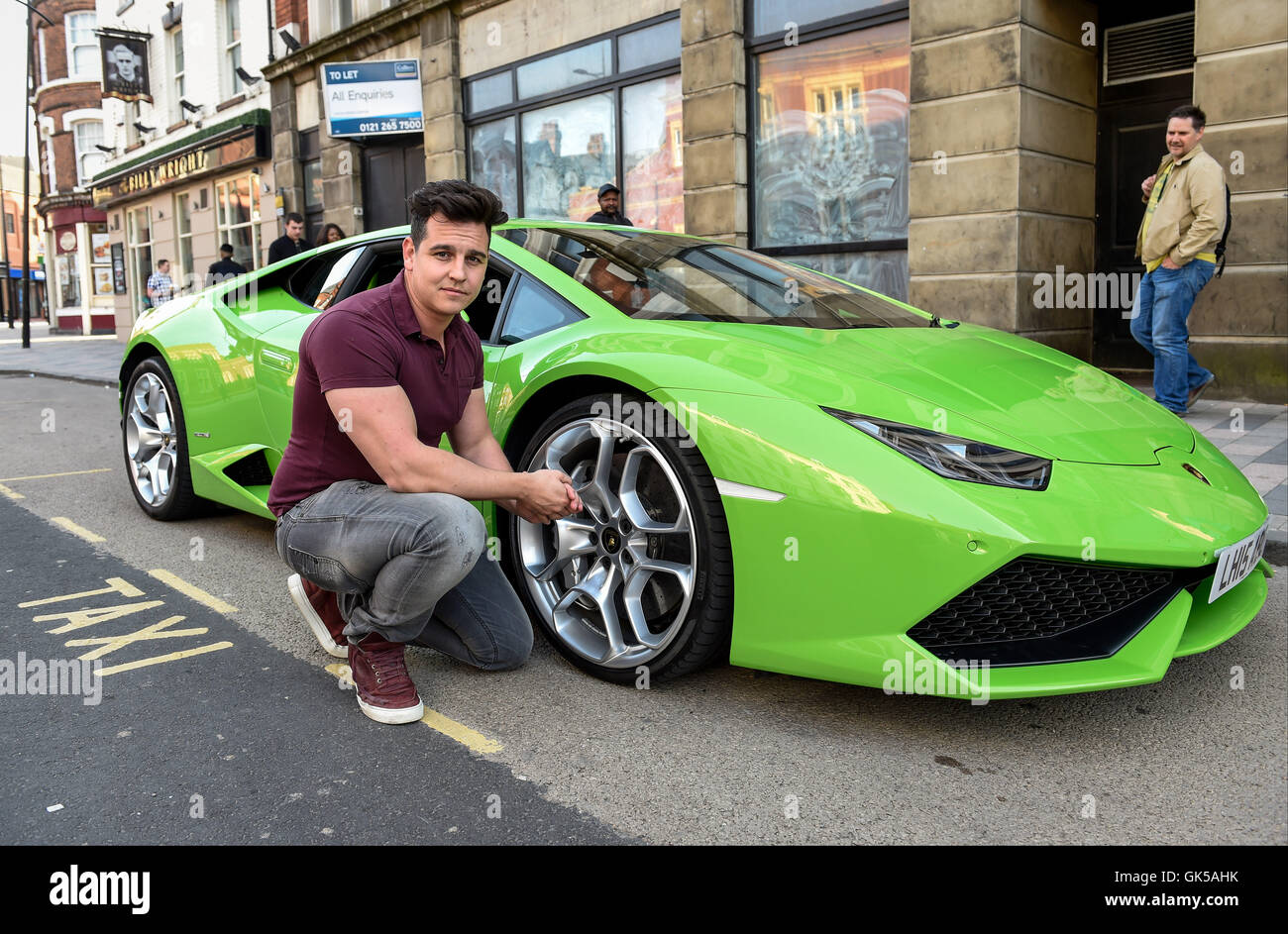 David Warke of the Special Wedding Cars vehicle hire service poses next ...