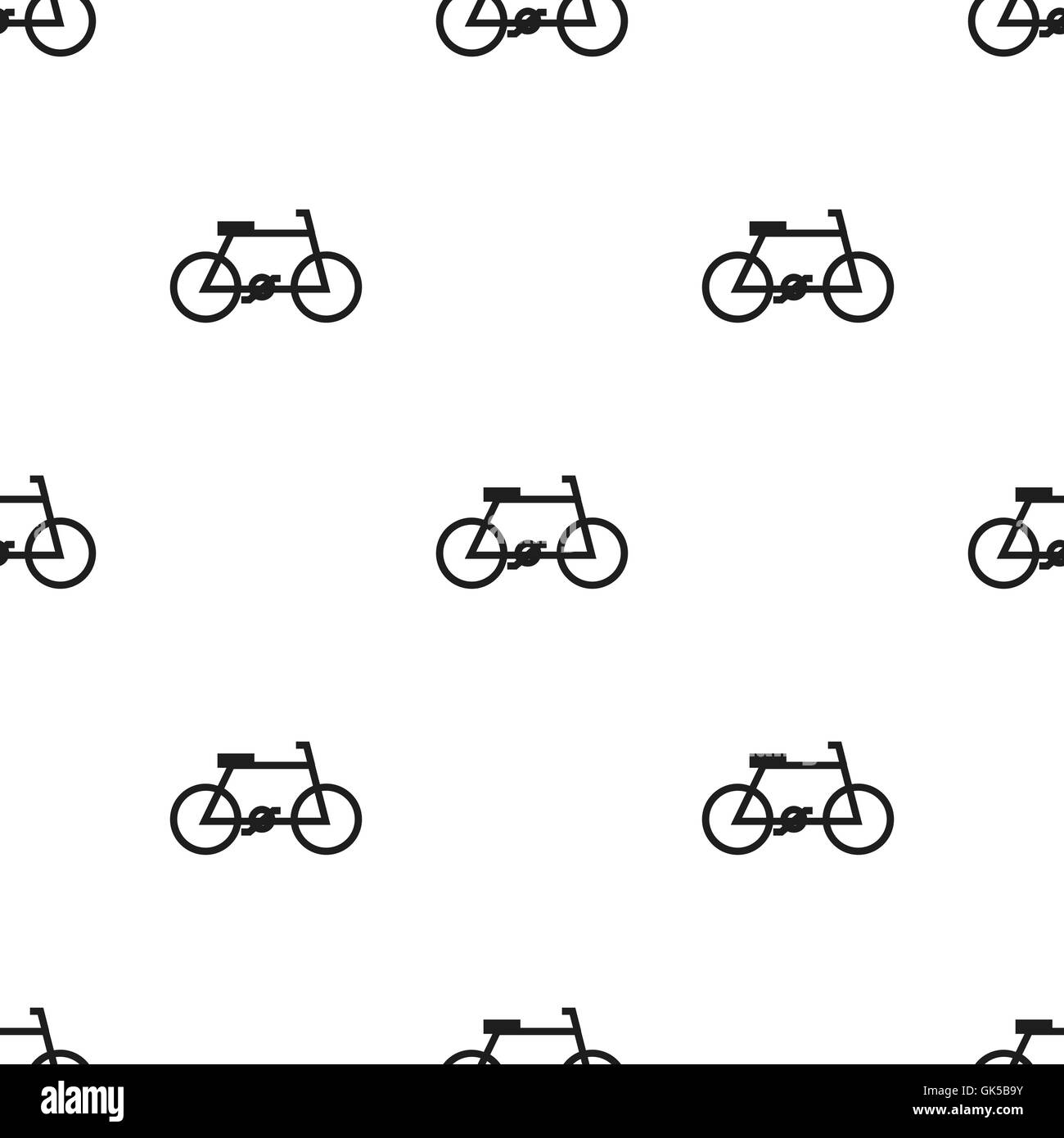 Seamless bicycle pattern Stock Vector Image & Art - Alamy