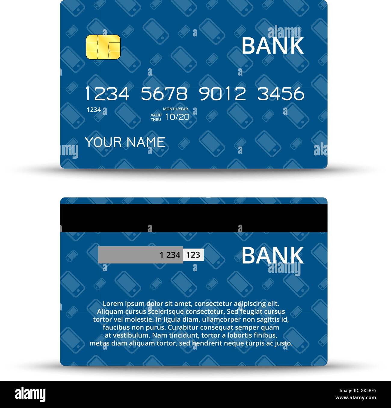 Templates of credit cards design Stock Vector Image & Art - Alamy