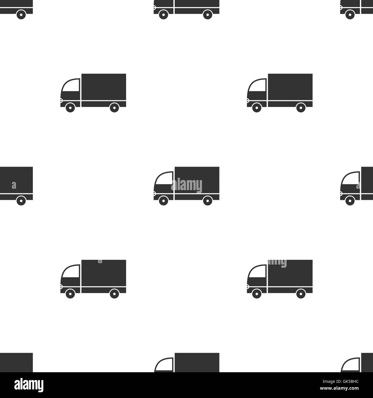 Seamless pattern with truck Stock Vector Image & Art - Alamy