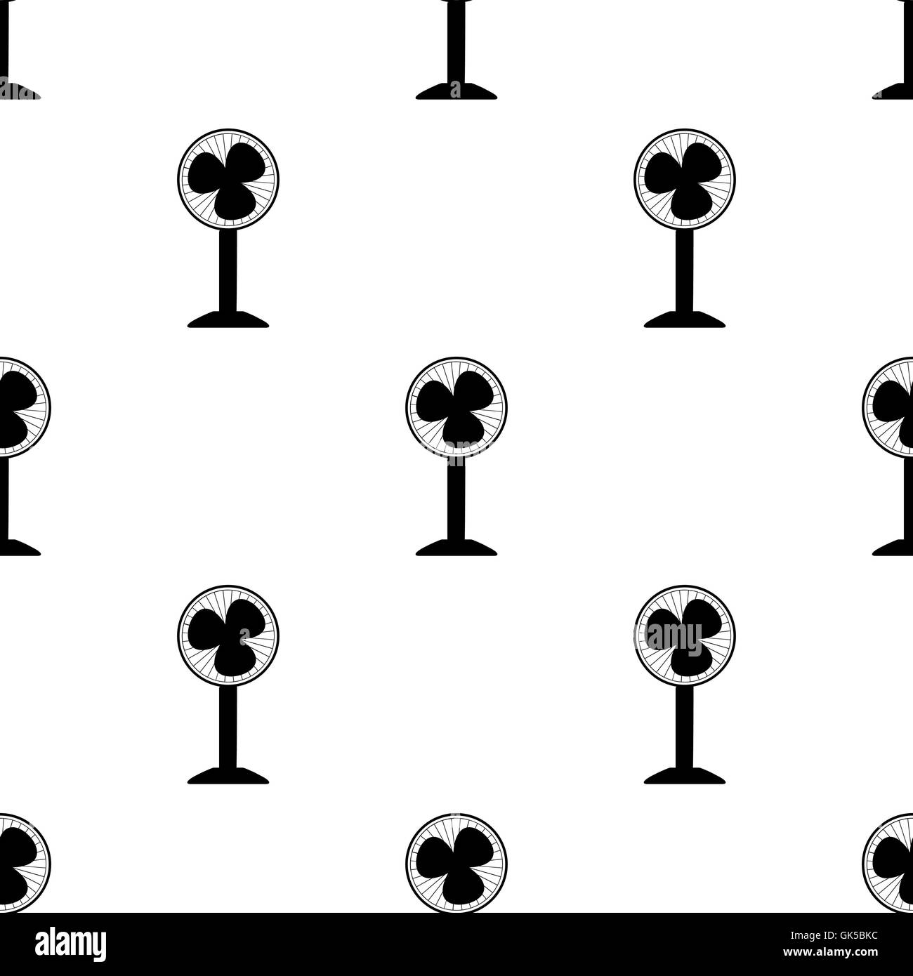 Seamless fan pattern Stock Vector Image & Art - Alamy