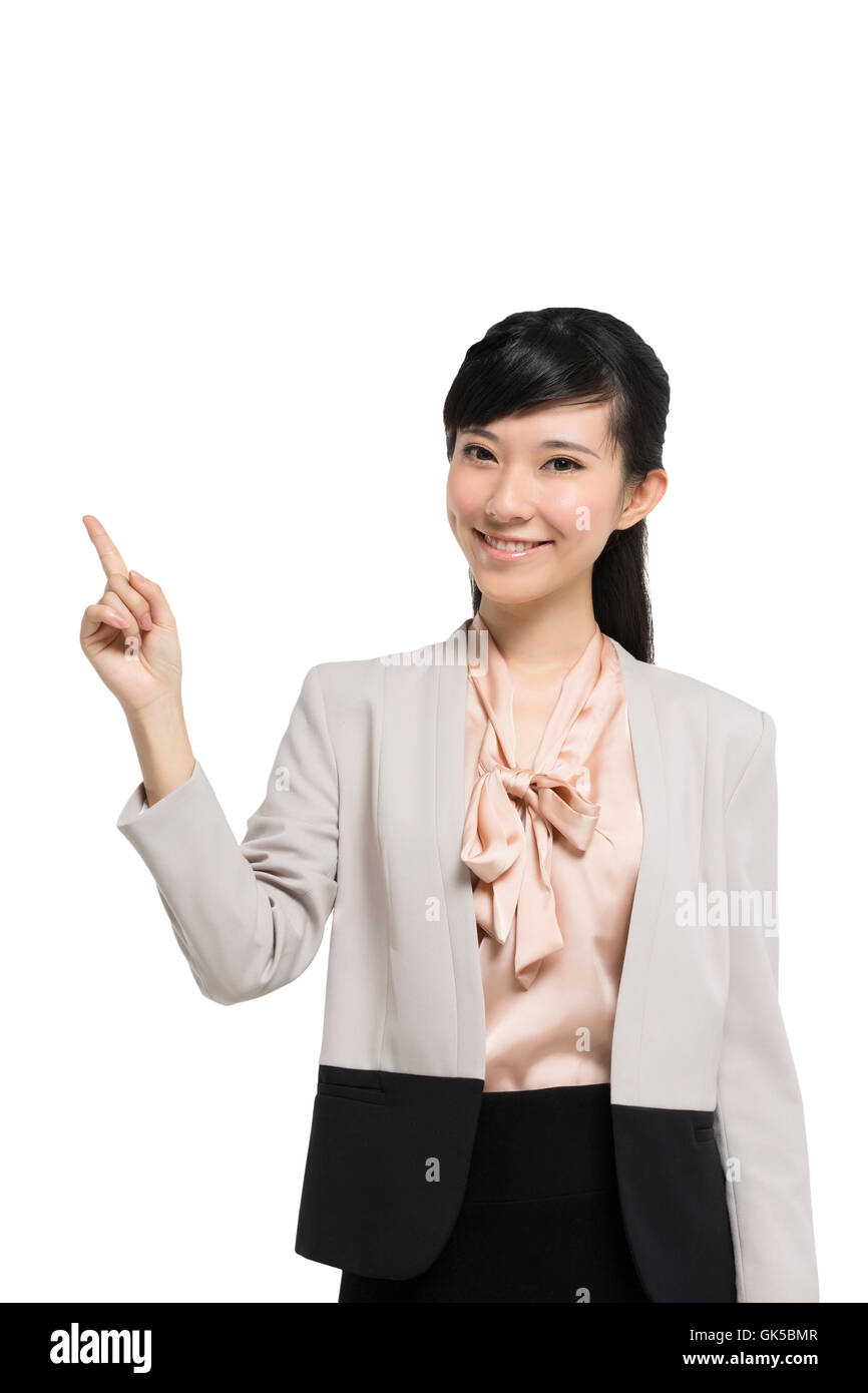 Young female teacher lectures Stock Photo - Alamy
