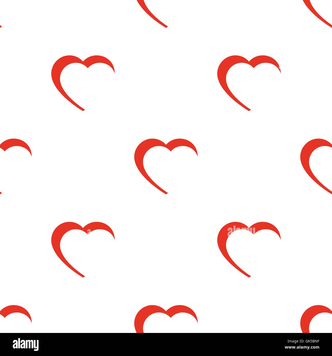 Seamless hearts pattern Stock Vector Image & Art - Alamy