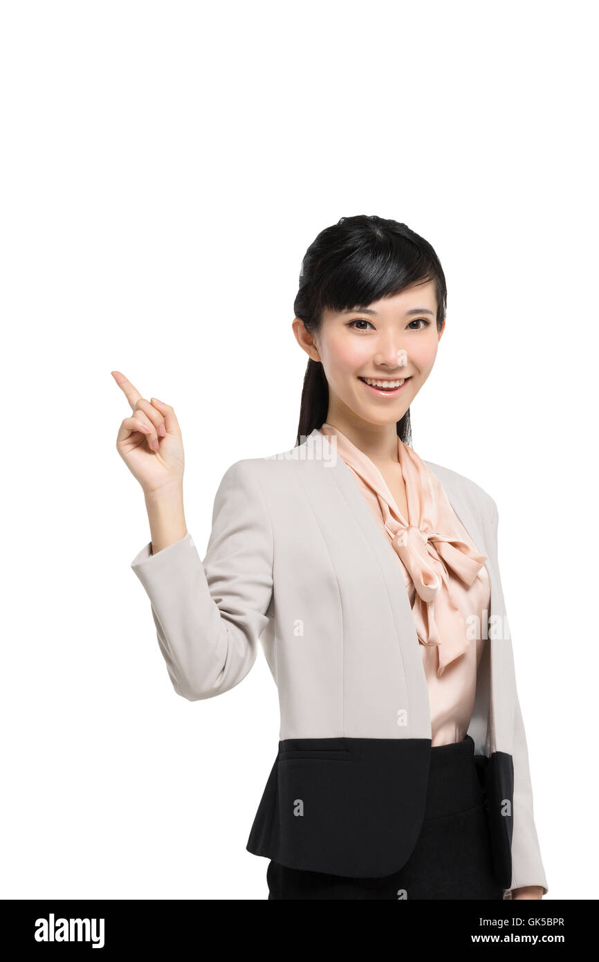 Young female teacher lectures Stock Photo - Alamy