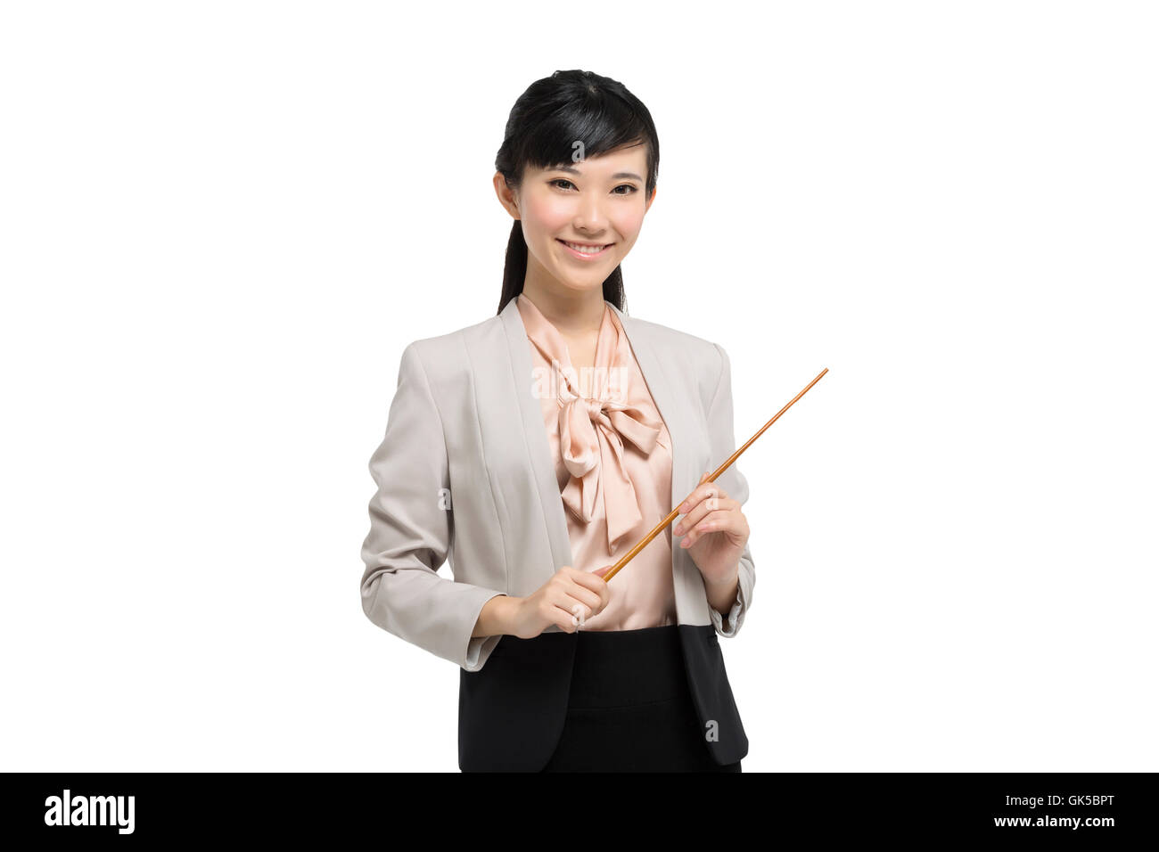 Young female teacher lectures Stock Photo - Alamy