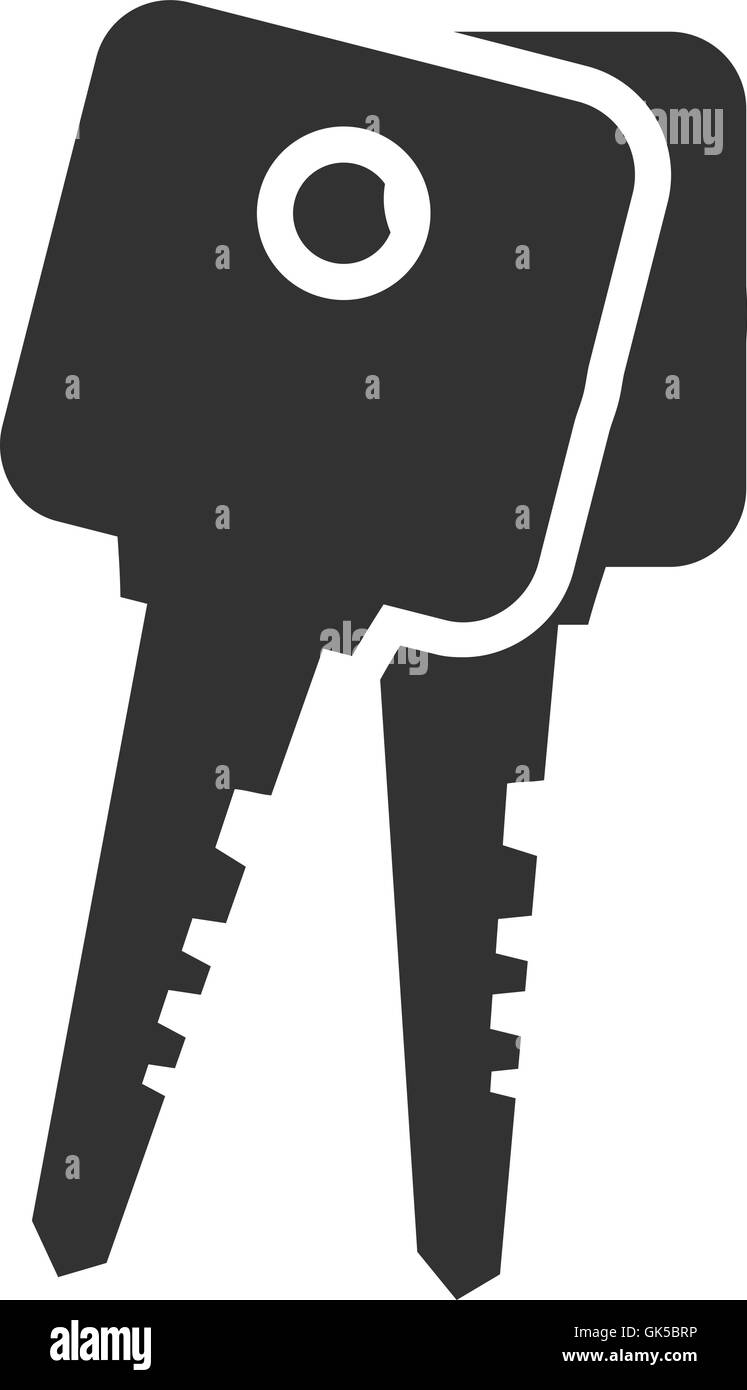 Black key icon Stock Vector Image & Art - Alamy