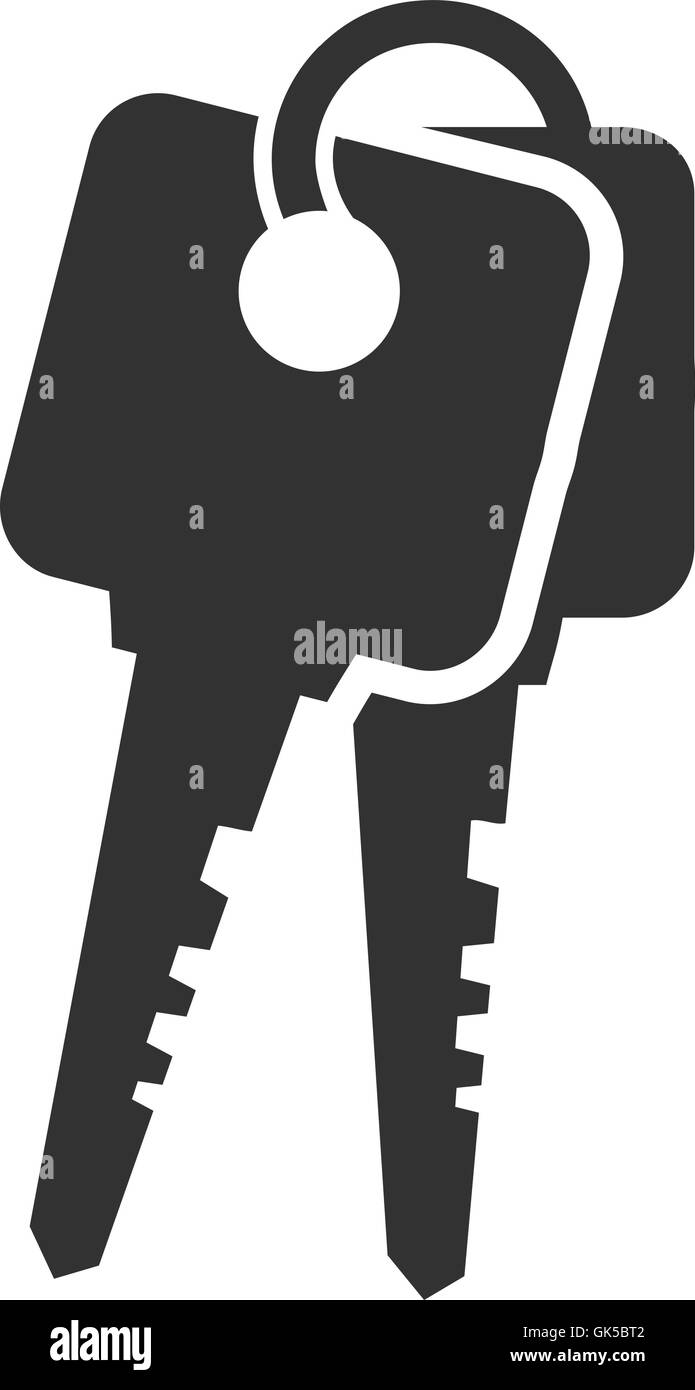 Black key icon Stock Vector Image & Art - Alamy