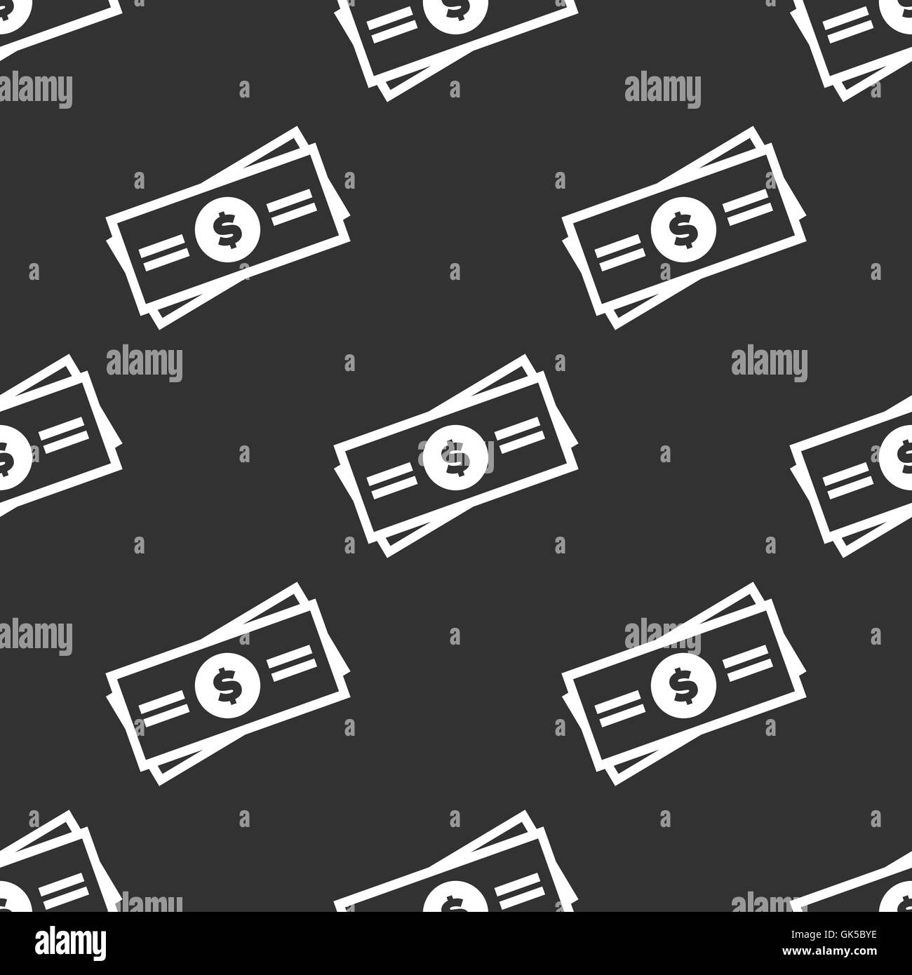 Seamless pattern with money Stock Vector Image & Art - Alamy