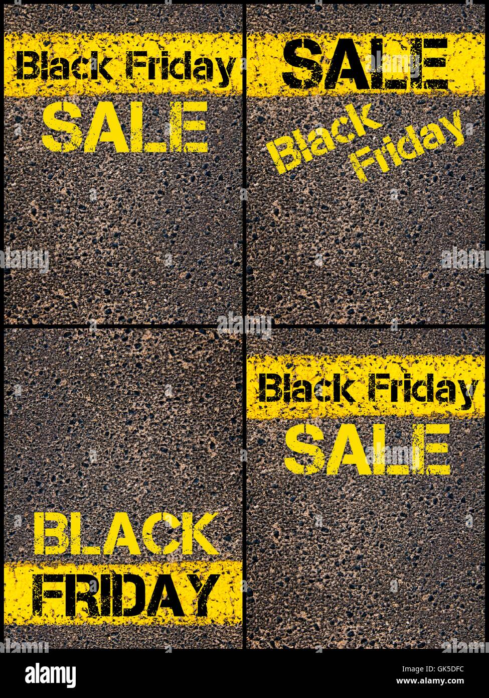 Photo collage of Retail Sales Conceptual images with Black Friday ...