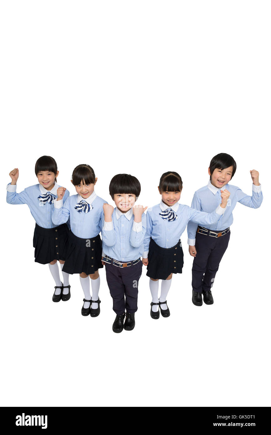 Children queuing station Stock Photo - Alamy