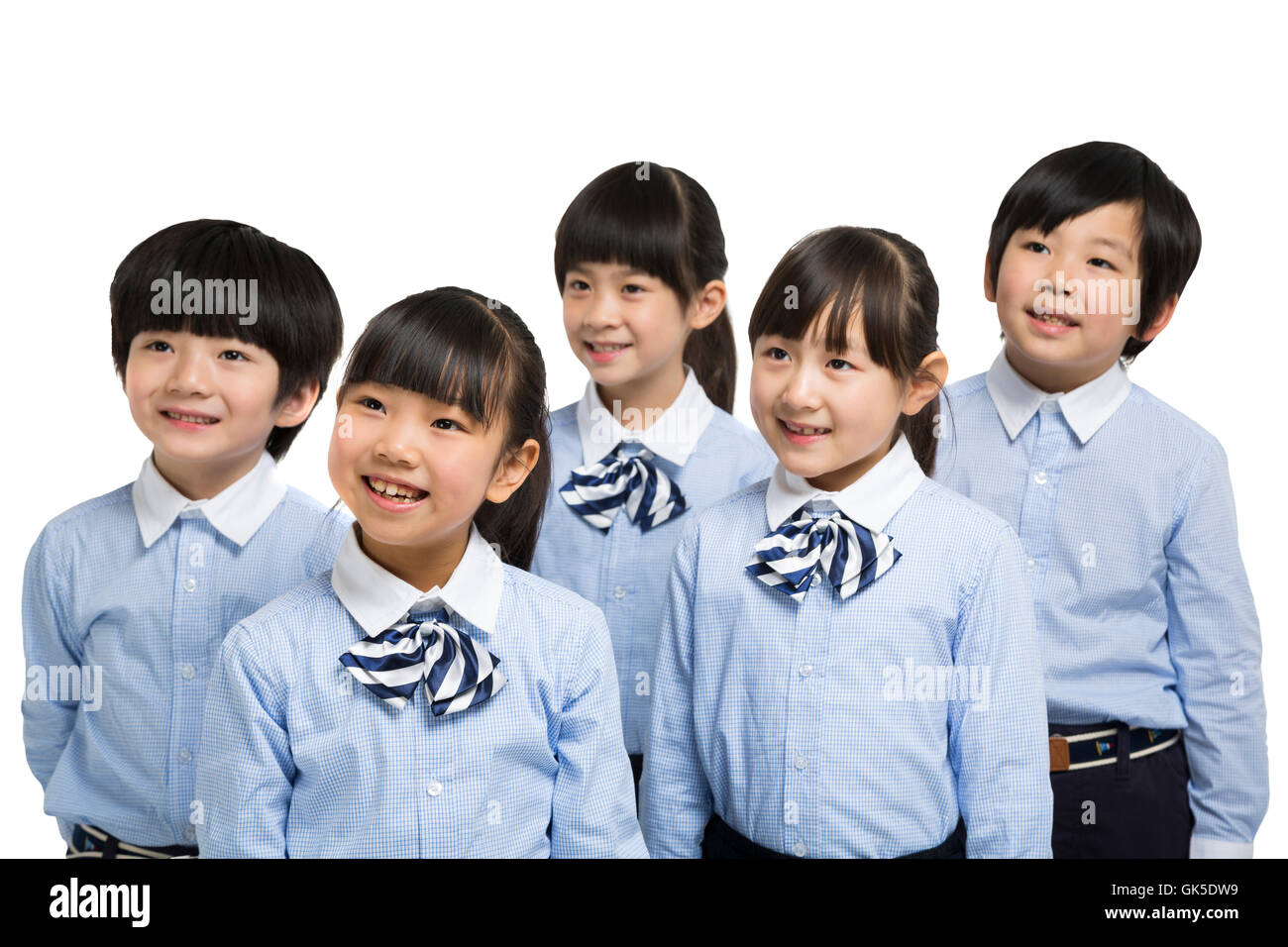 Children queuing station Stock Photo - Alamy