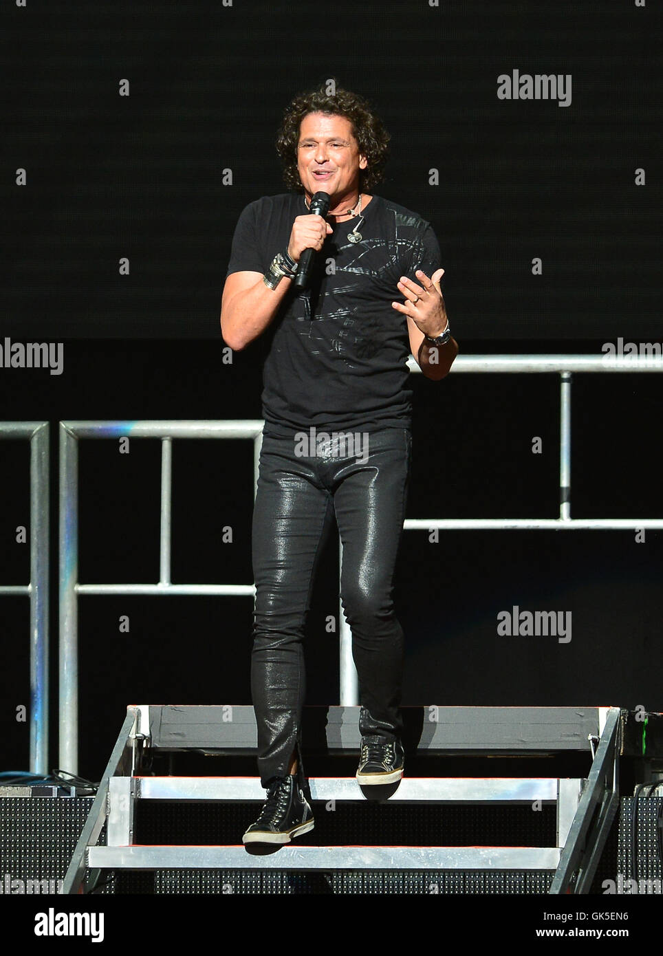 Colombian singer Carlos Vives performs live in concert at the American ...