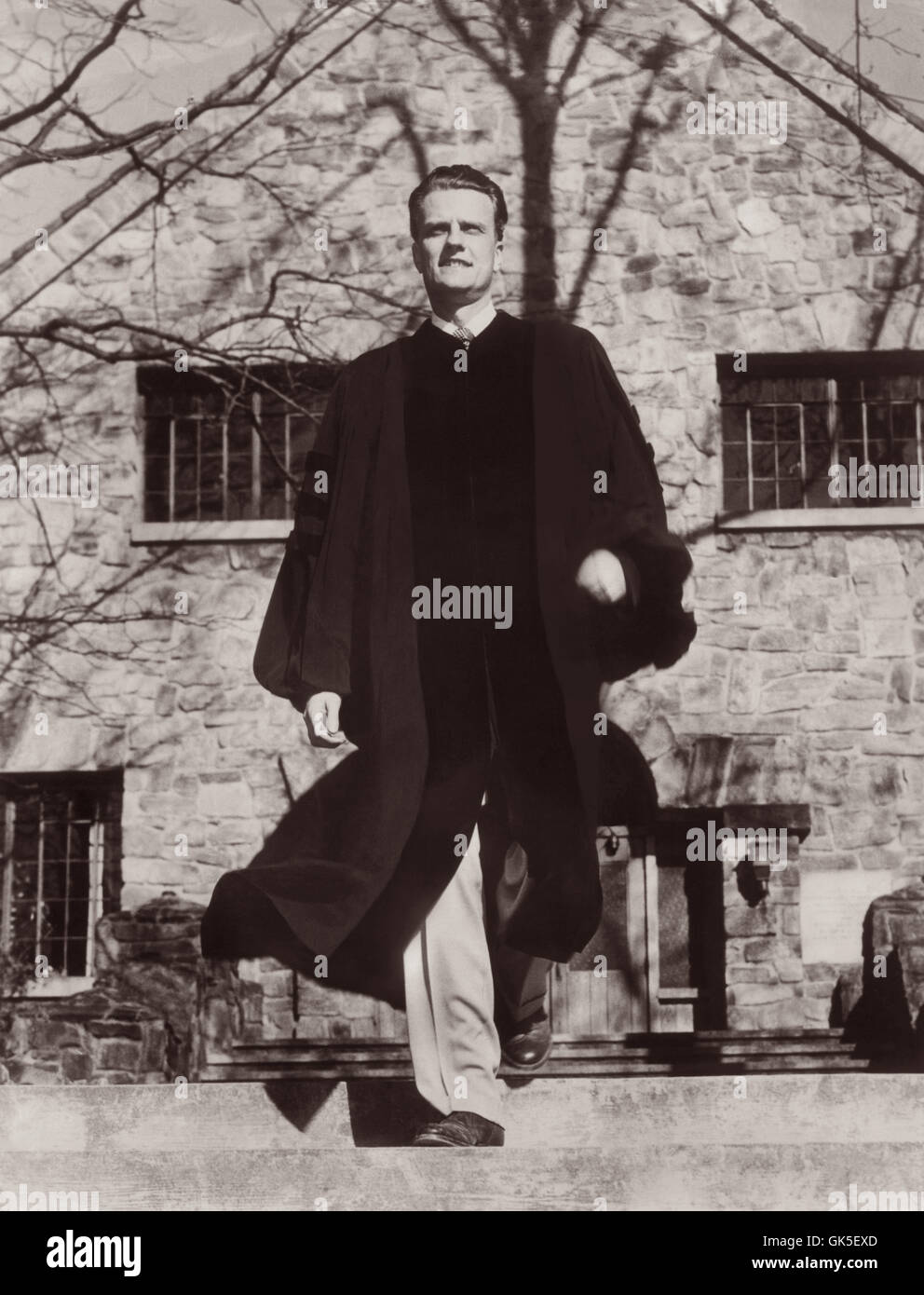 Baptist, American evangelist Billy Graham in the early 1950s. This ...