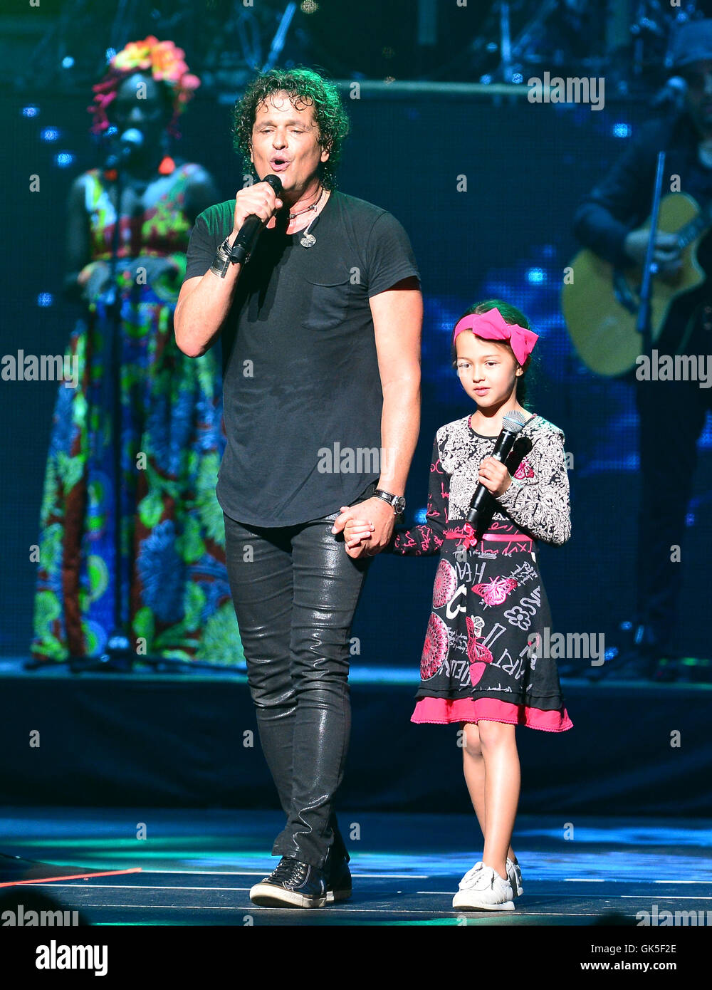 Colombian singer Carlos Vives performs live at the American Airlines ...