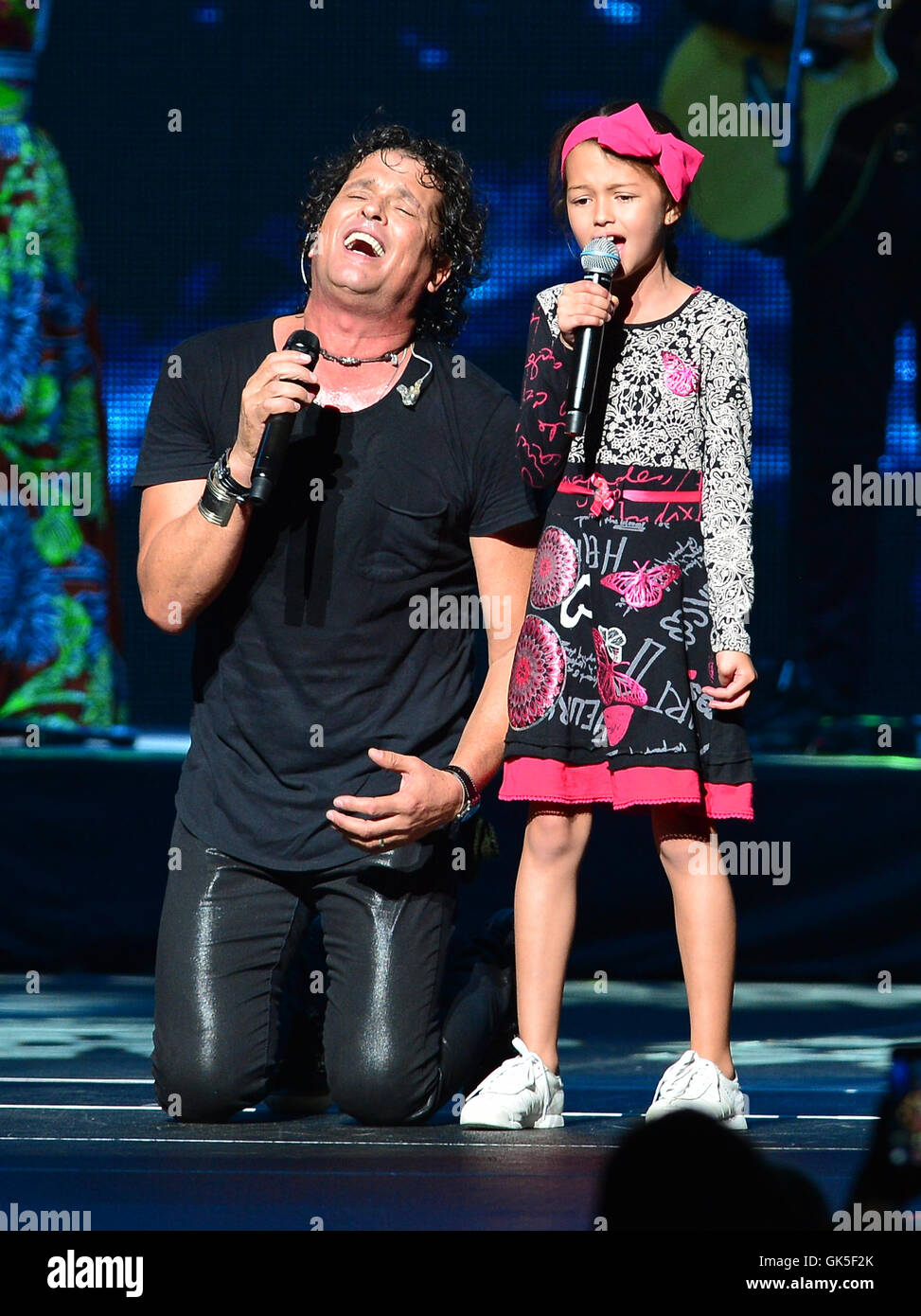Colombian singer Carlos Vives performs live at the American Airlines ...