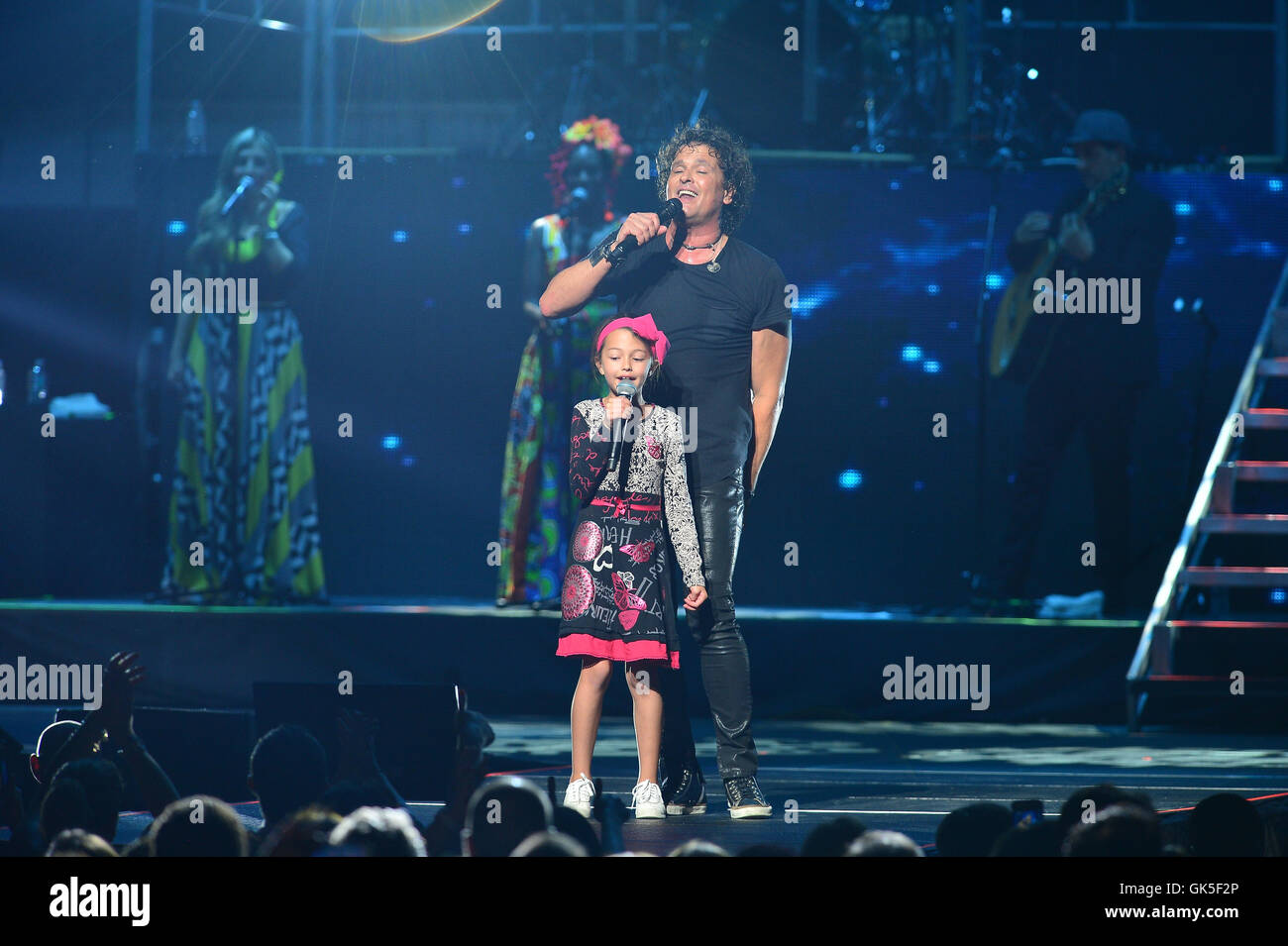 Colombian singer Carlos Vives performs live at the American Airlines ...