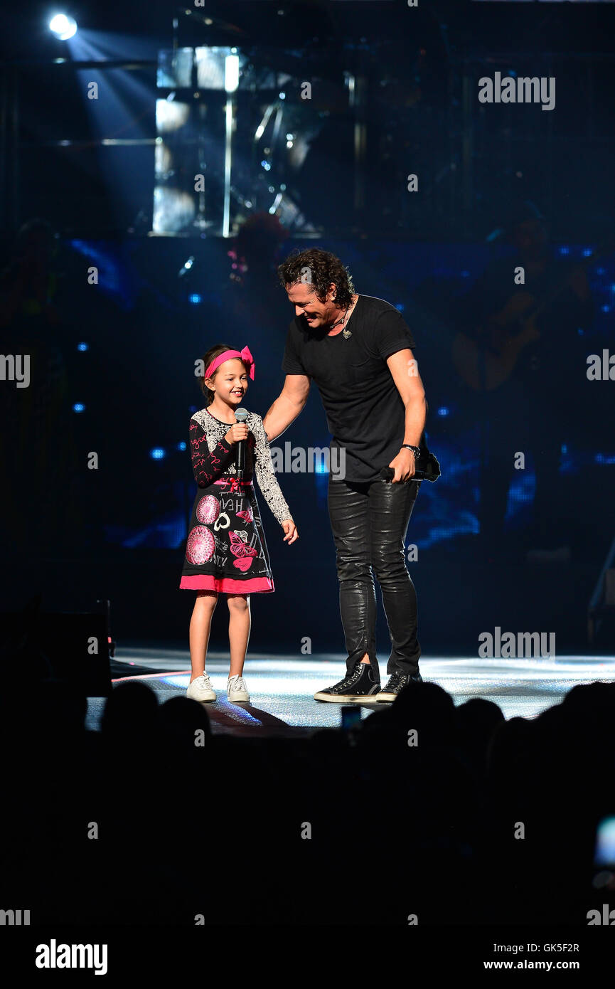 Colombian singer Carlos Vives performs live at the American Airlines ...