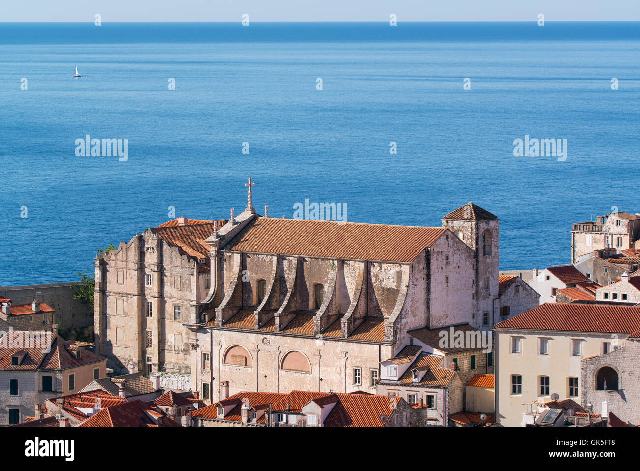 View from the city walls of the St Ignatius church Stock Photo - Alamy