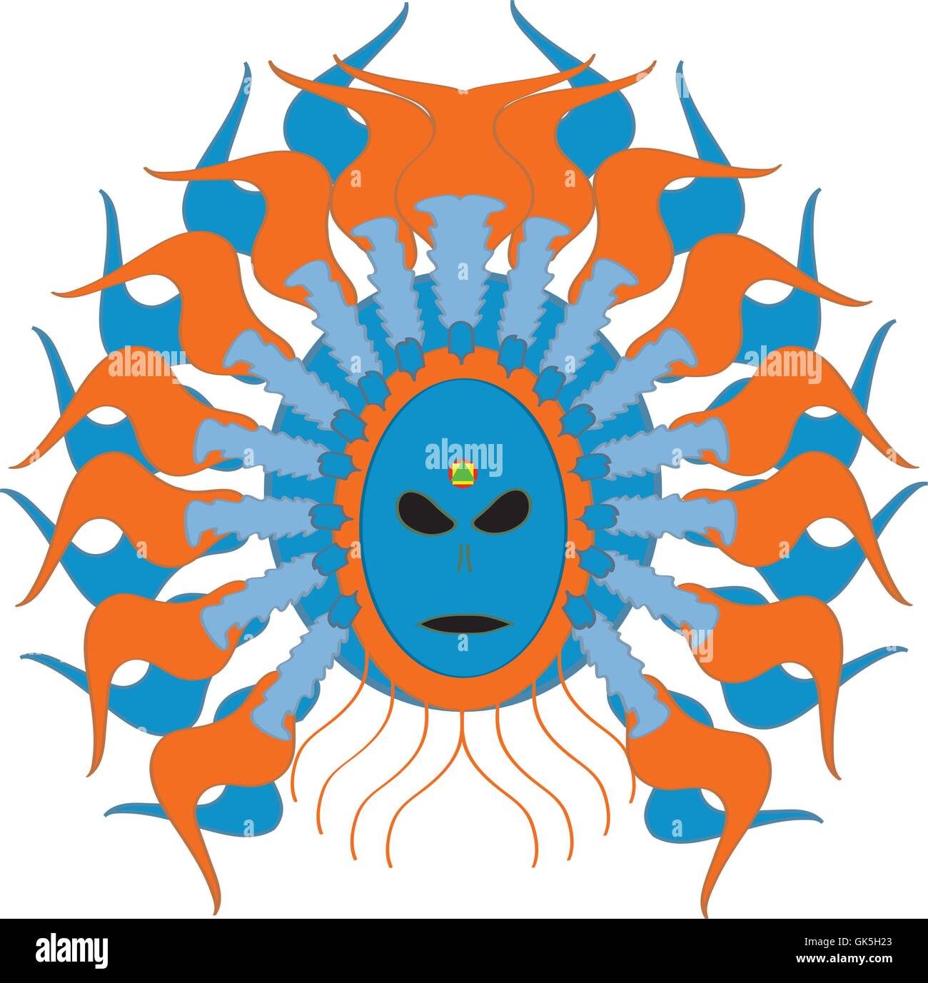 Alien mask design for printing Stock Vector Image & Art - Alamy