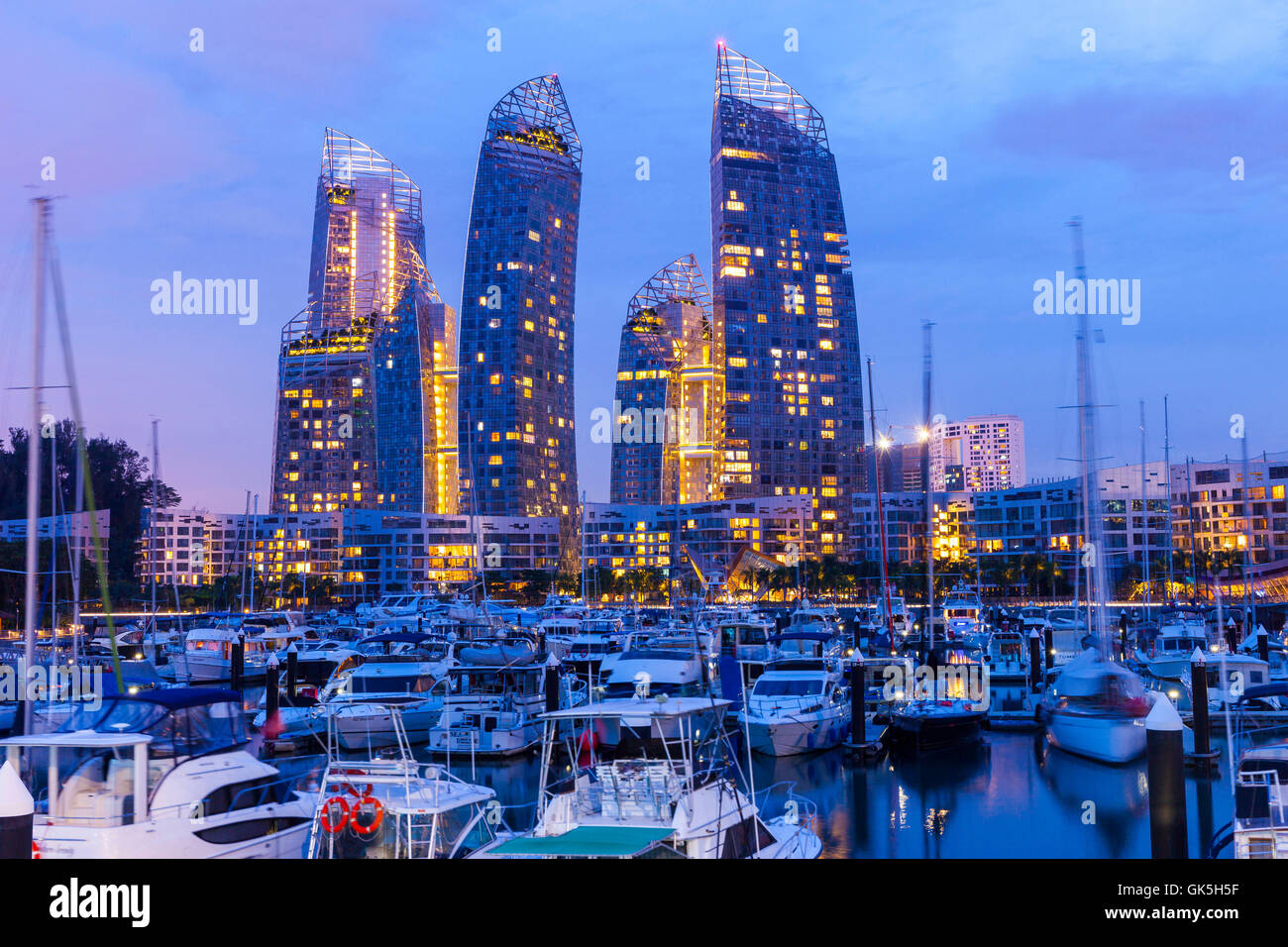 Singapore Raffles Quay Stock Photo - Alamy