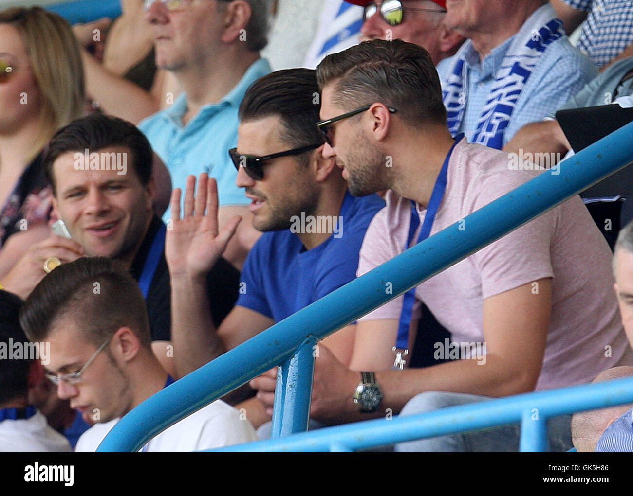 Mark Wright watches his brother Josh play for Gillingham FC against ...