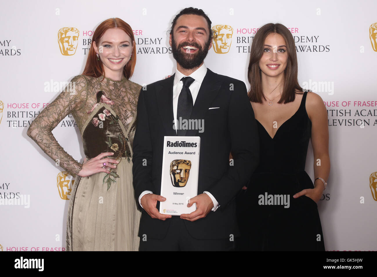 The BAFTA TV Awards 2016 Winners Room Featuring: Aiden Turner, Heida ...