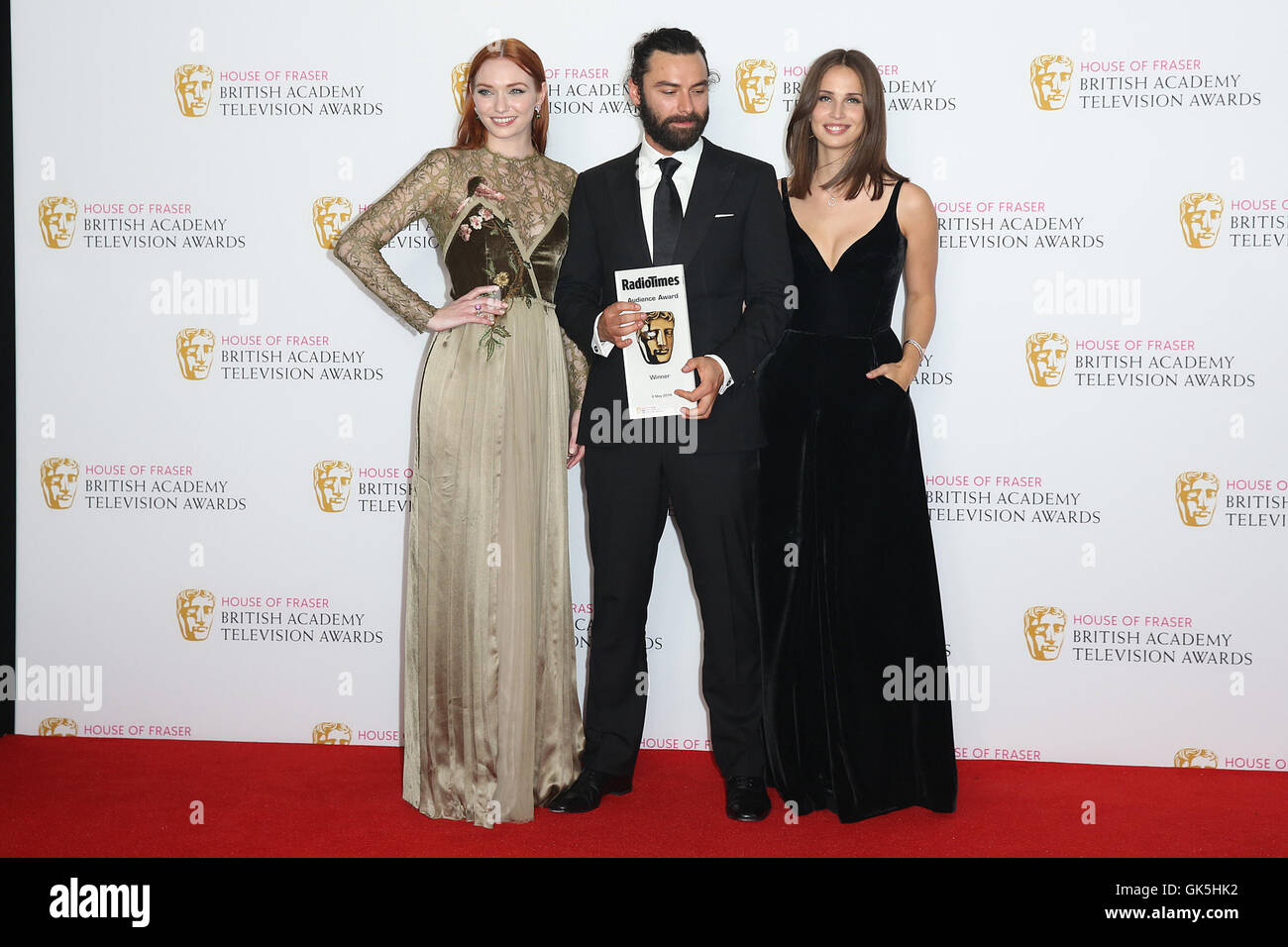 The BAFTA TV Awards 2016 Winners Room Featuring: Aiden Turner, Heida ...