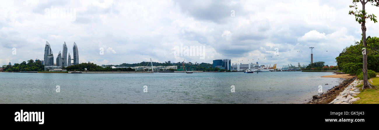 Reflections at Keppel Bay in Singapore Stock Photo - Alamy