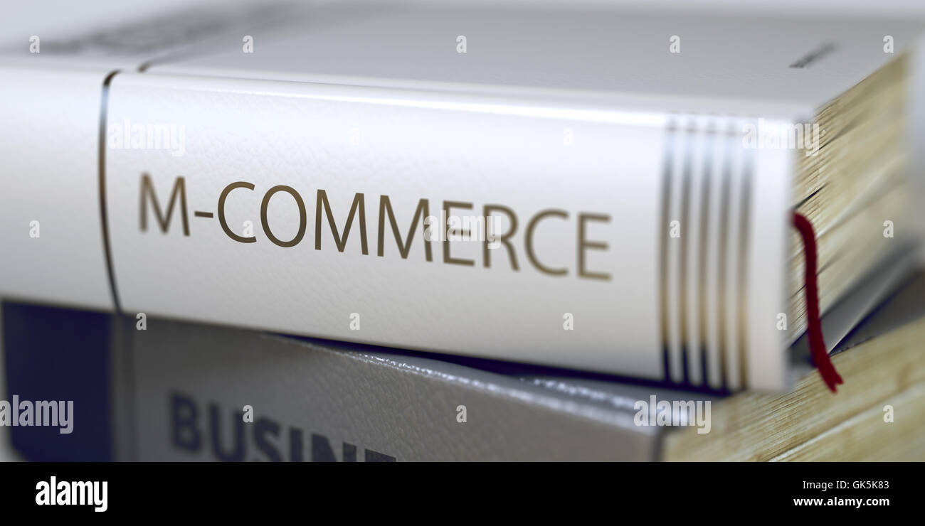 Business - Book Title. M-commerce Stock Photo - Alamy