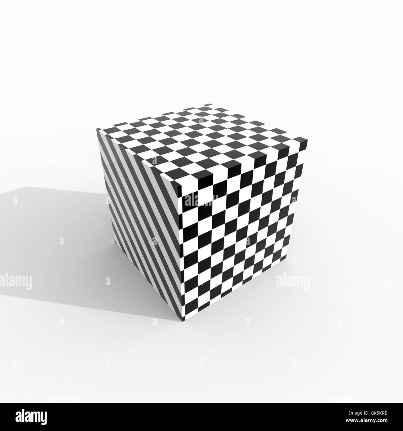 3d rendering of checked box Stock Photo - Alamy