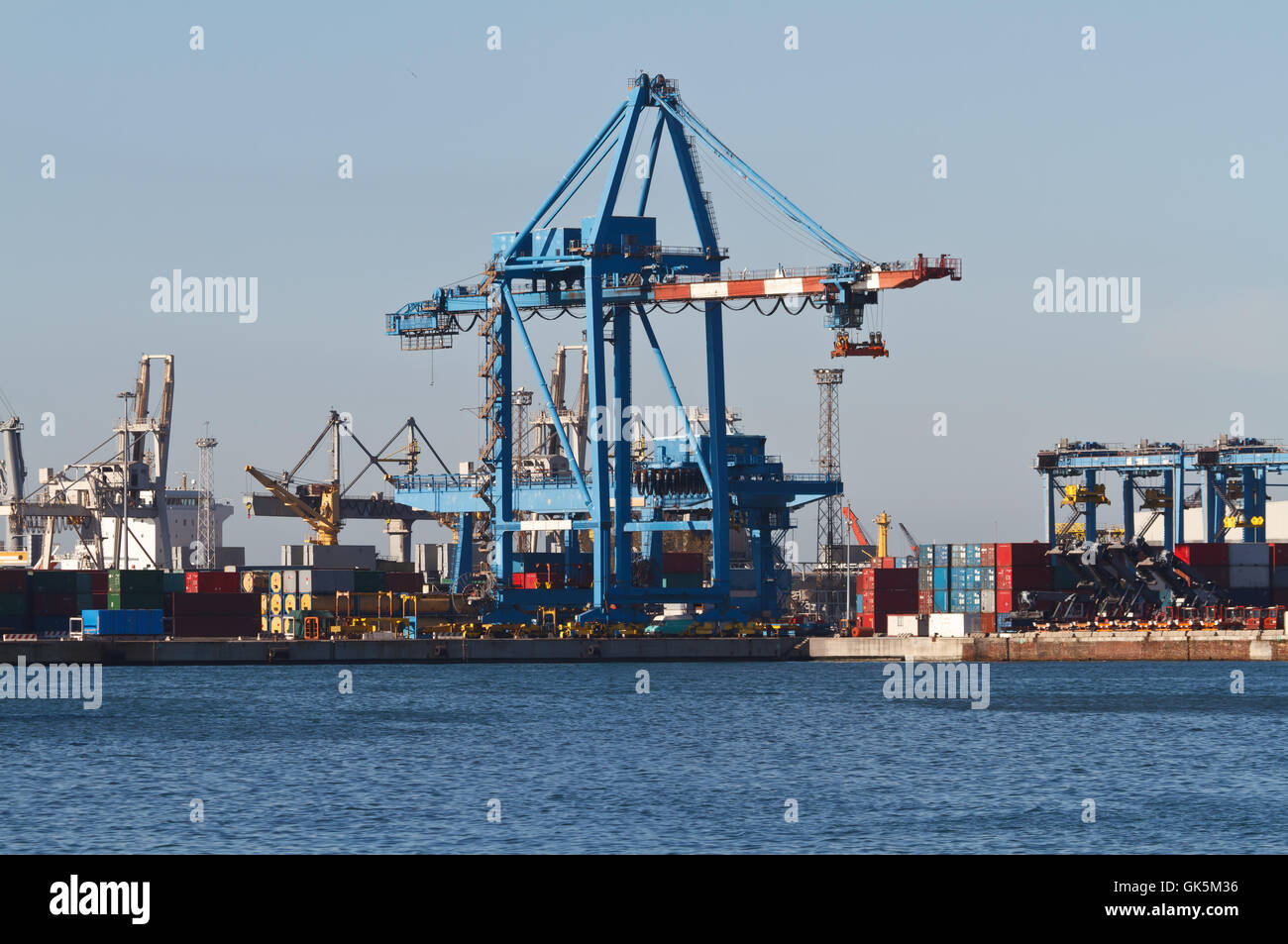 industrial dock container Stock Photo - Alamy