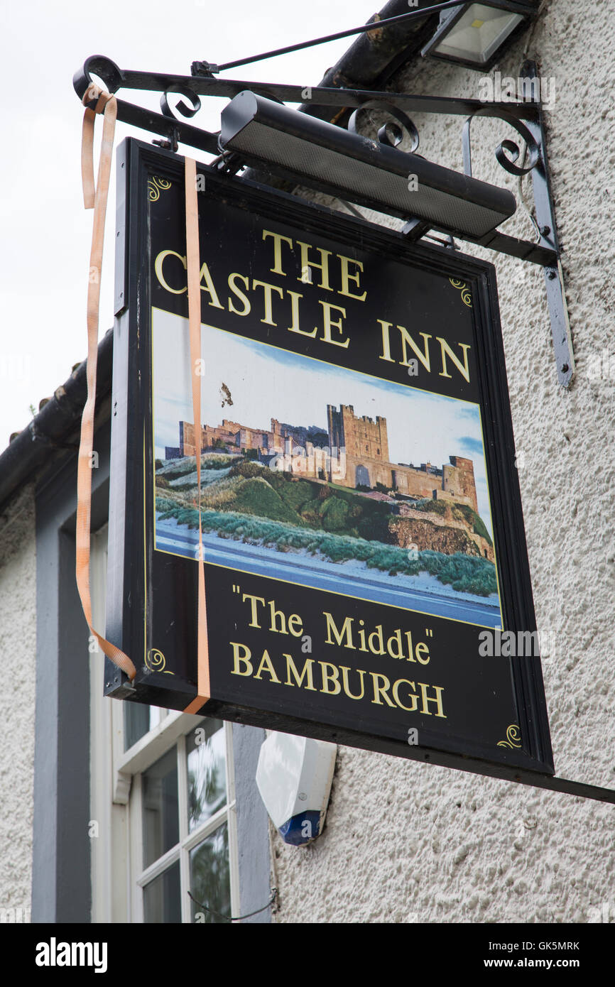 Bamburgh castle inn hi-res stock photography and images - Alamy