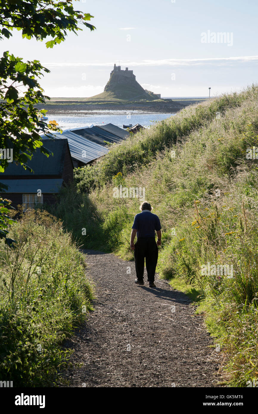 Holy island beach hi-res stock photography and images - Alamy