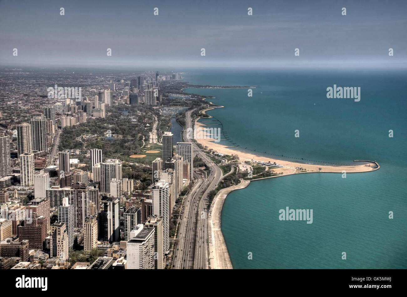 buildings beach seaside Stock Photo - Alamy