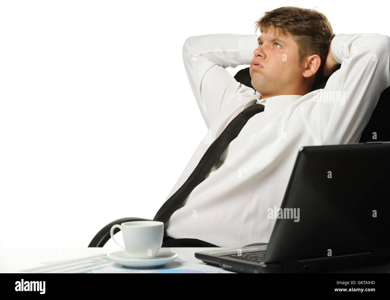 Relaxed business man shirt hi-res stock photography and images - Alamy