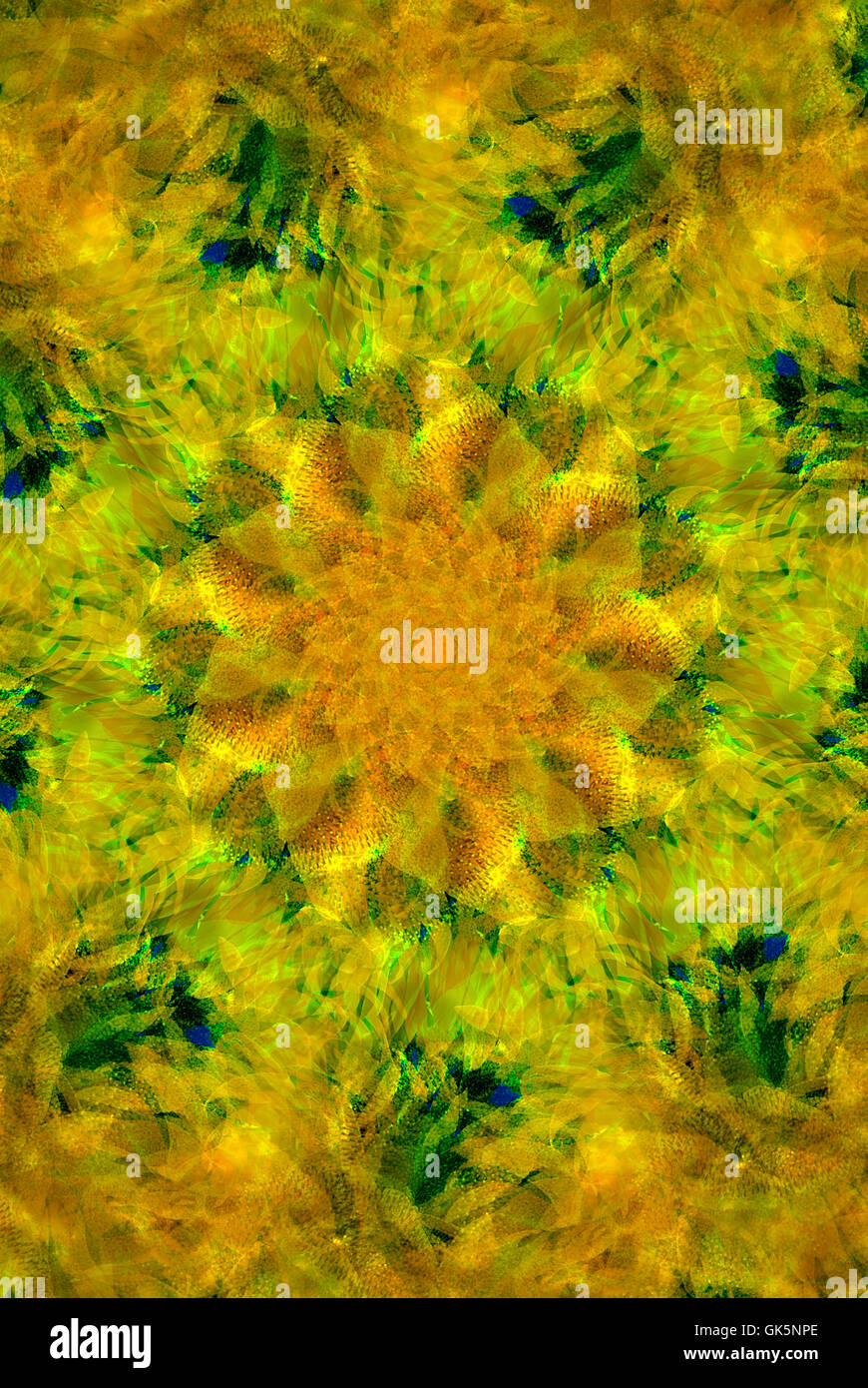 Yellow kaleidoscope color hi-res stock photography and images - Alamy