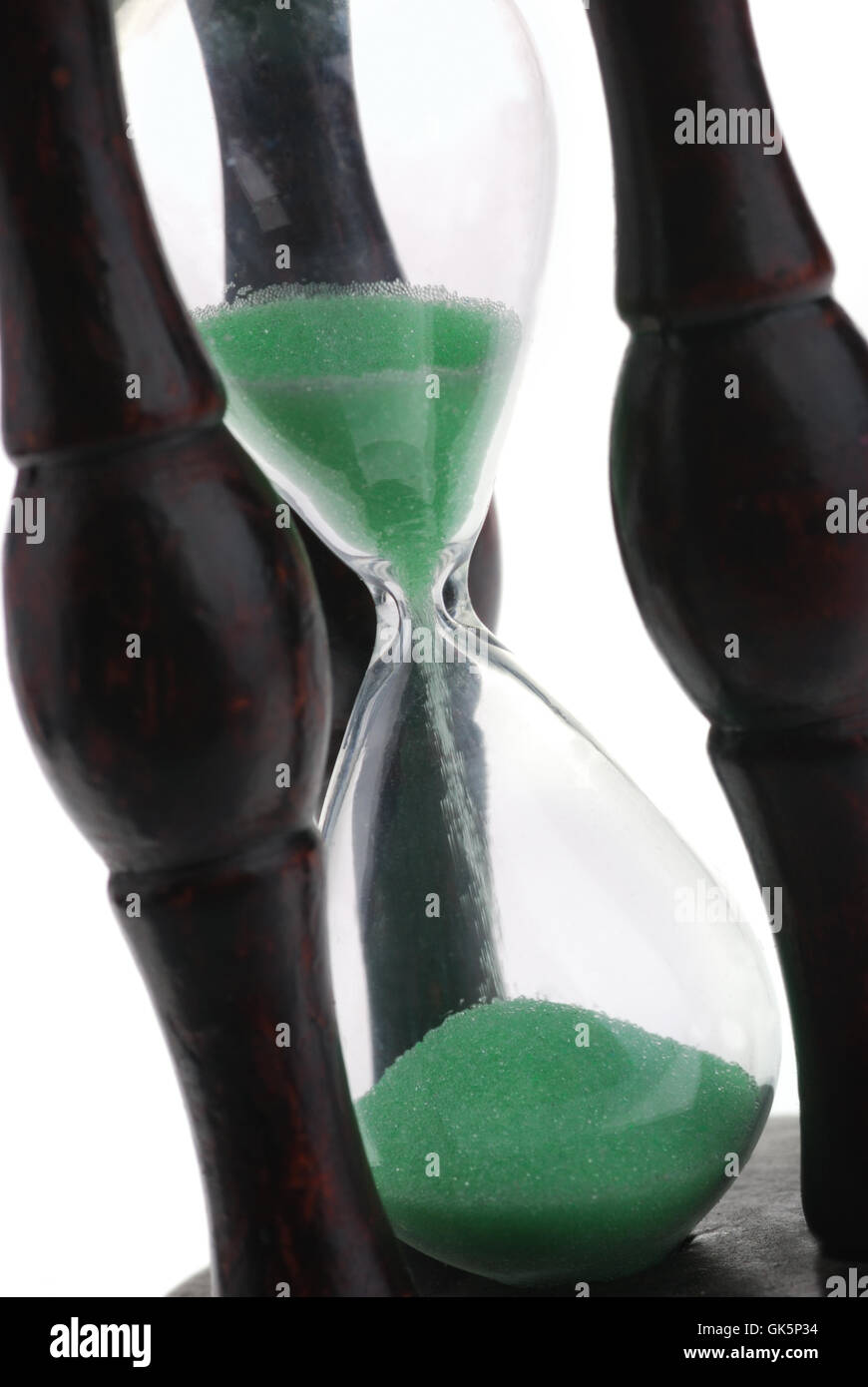 Hourglass clock on white hi-res stock photography and images - Alamy