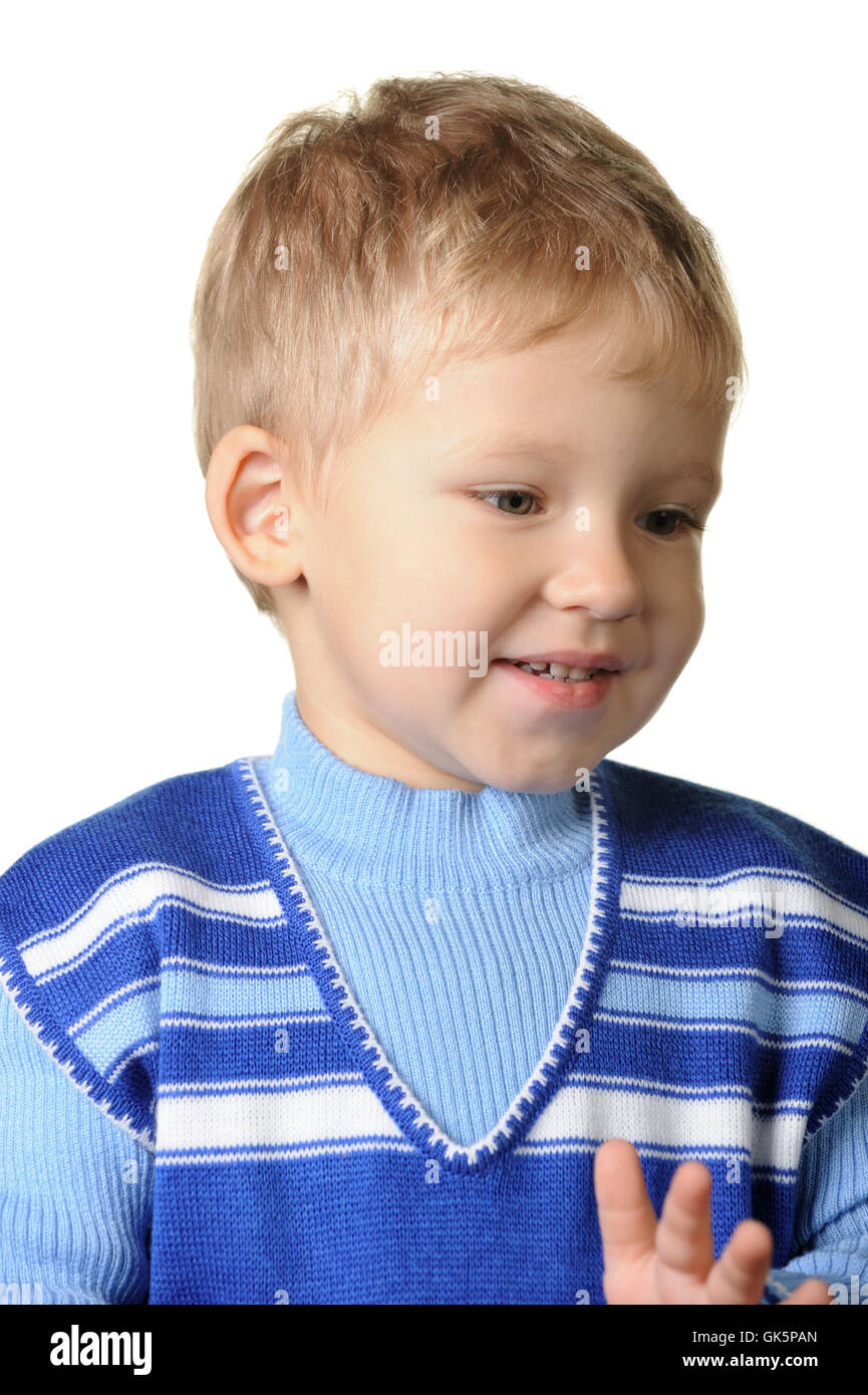 Portrait of the little boy Stock Photo - Alamy