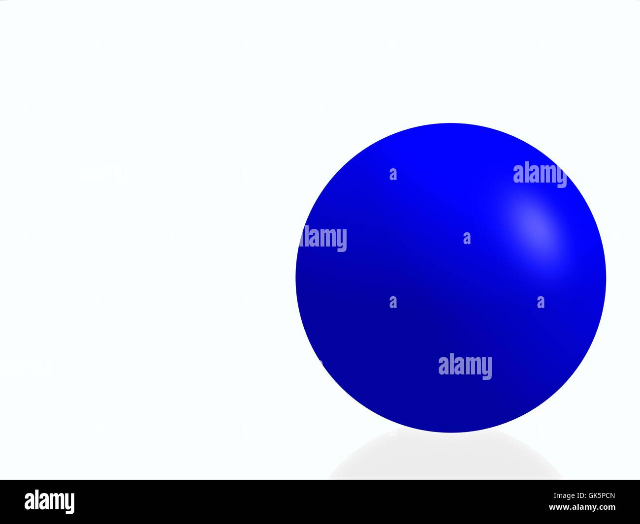 blue isolated sphere Stock Photo - Alamy