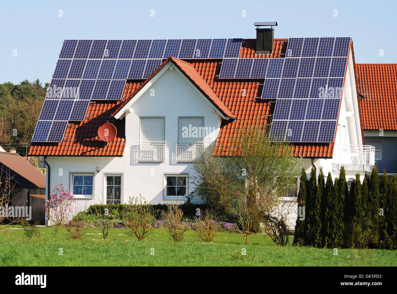 house building energy Stock Photo - Alamy