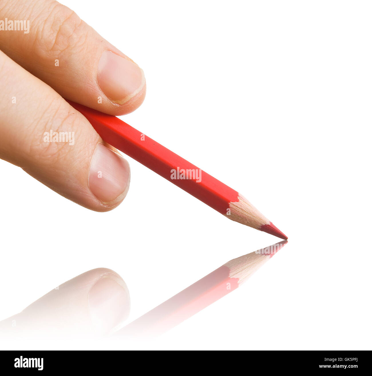 pencil in hand Stock Photo - Alamy