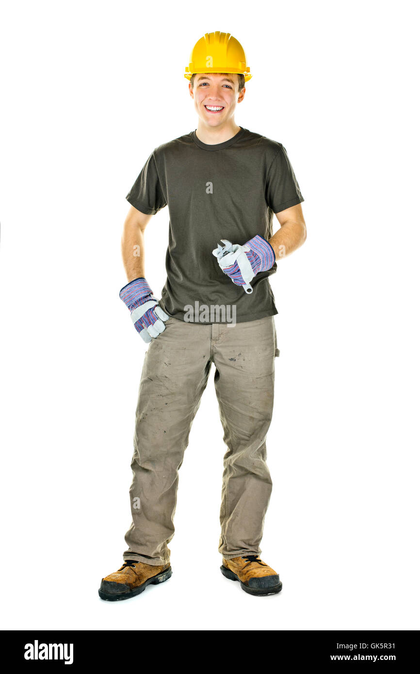 Joyful young male laughing Cut Out Stock Images & Pictures - Alamy