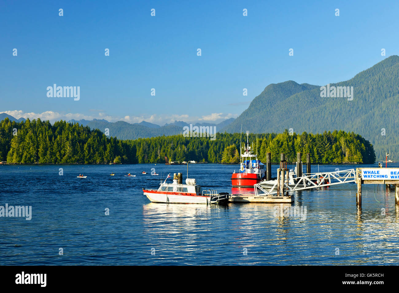 dock pacific salt water Stock Photo - Alamy