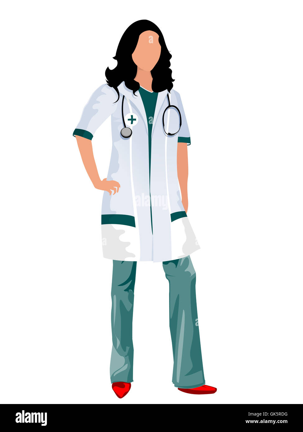 Happy doctor senior woman Cut Out Stock Images & Pictures - Alamy