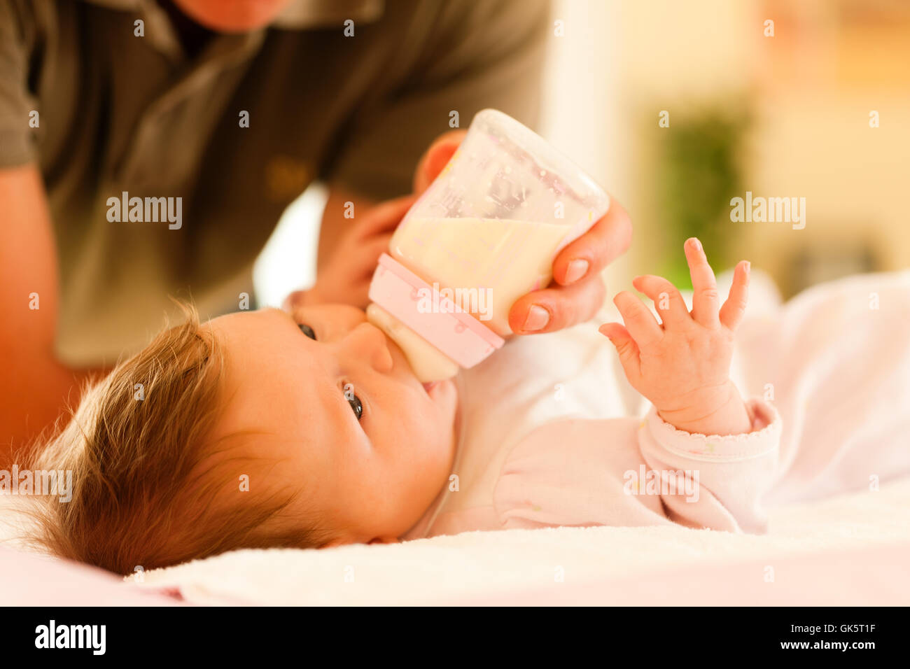 baby milk feed Stock Photo - Alamy