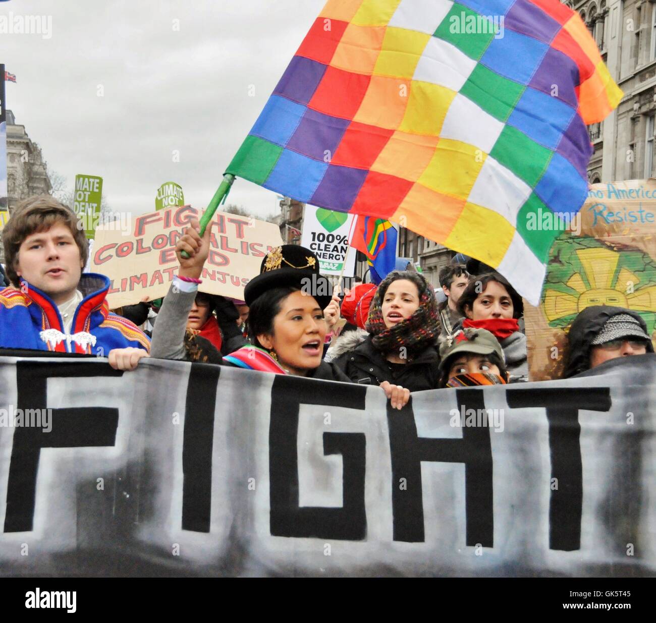 The London People's Climate Change March Stock Photo - Alamy