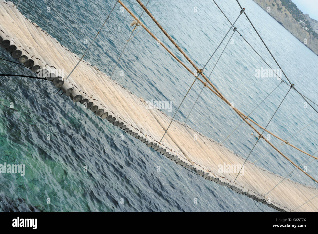 The hinged bridge Stock Photo - Alamy