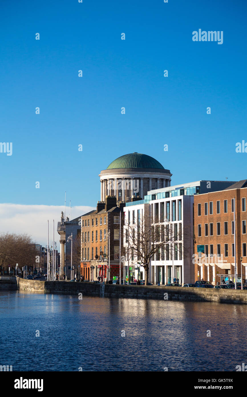 The Four Courts in Dublin City, Ireland Stock Photo - Alamy